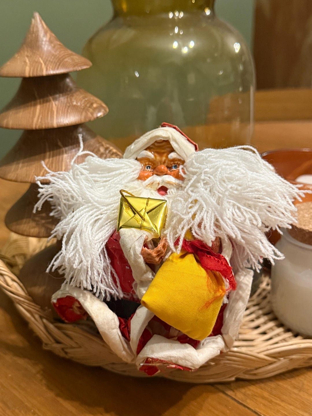 Vintage Kitsch Santa Figure - Etsy