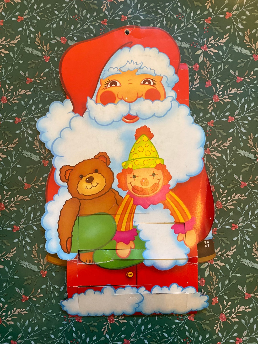 Vintage Santa Christmas Card Holder - Etsy