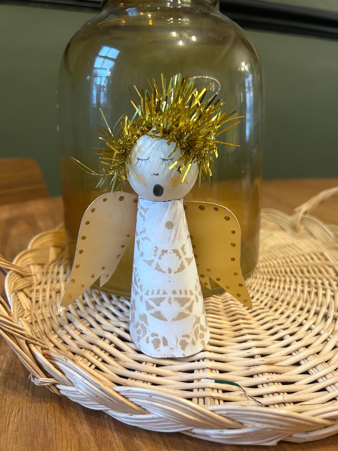 Vintage Kitsch Angel Tree Topper - Etsy UK