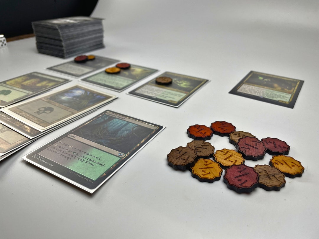 MTG +1/+1 Counters - for Magic the Gathering - Hardwood Counters - Etsy
