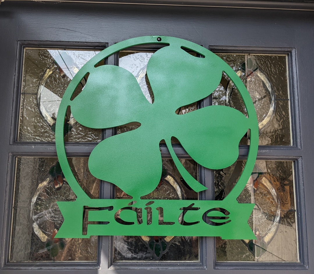 Wood Irish Door Hanger by Drogalisdesigns - Etsy