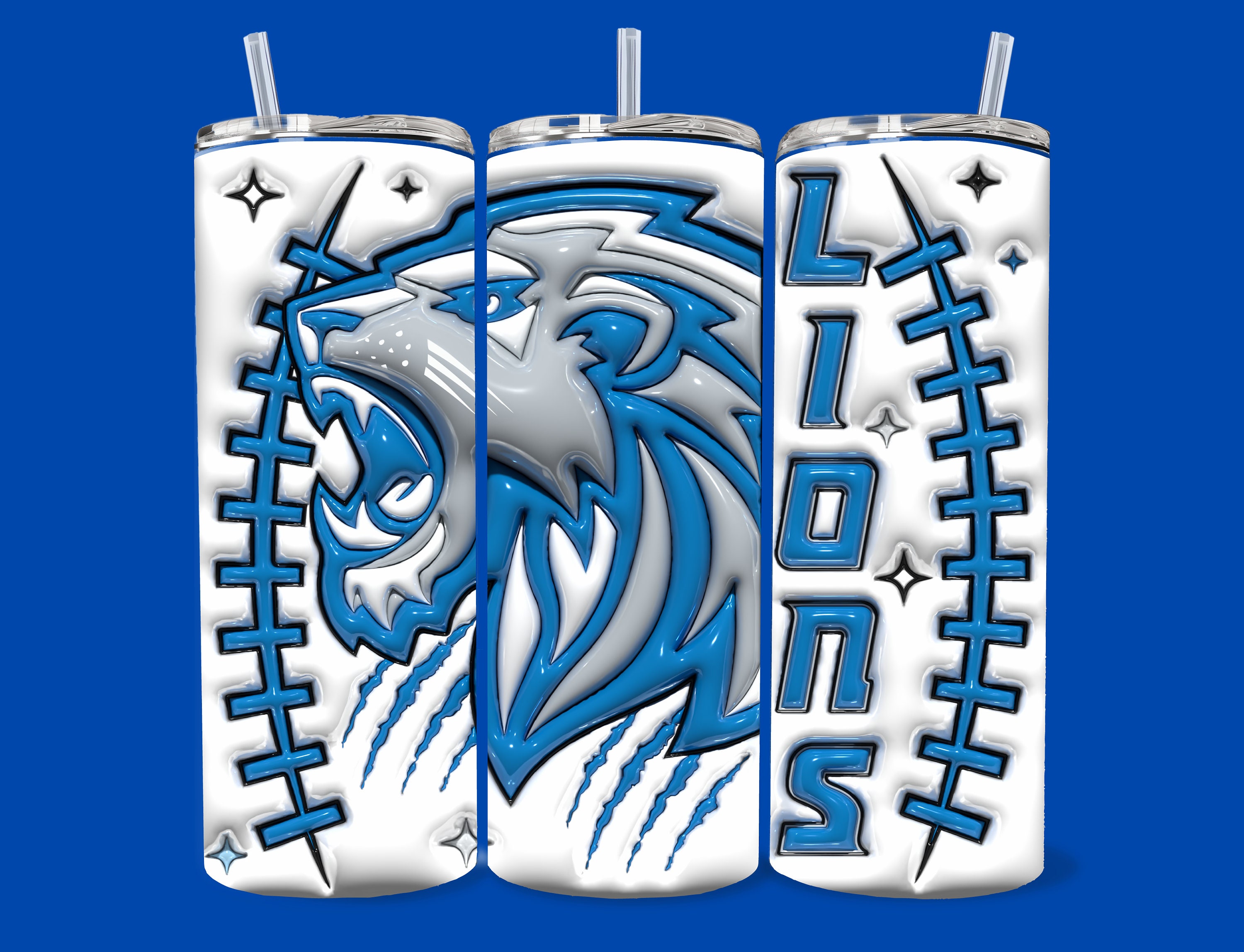 Detroit Lions 20oz Tumbler - Etsy