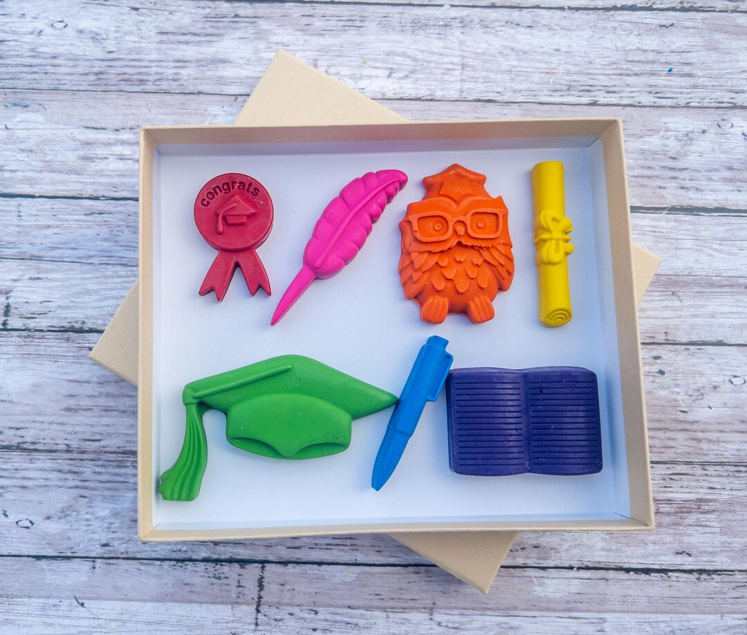 Graduation Crayon Gift Set, Preschool Party Favor, Kindergarten,middle ...