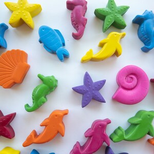 Ocean Crayon Gift Set Ocean Party Favor Kids Gifts Stocking - Etsy