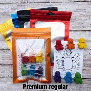Penguin Crayon Party Favors, - Etsy