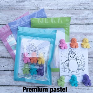 Penguin Crayon Party Favors, - Etsy