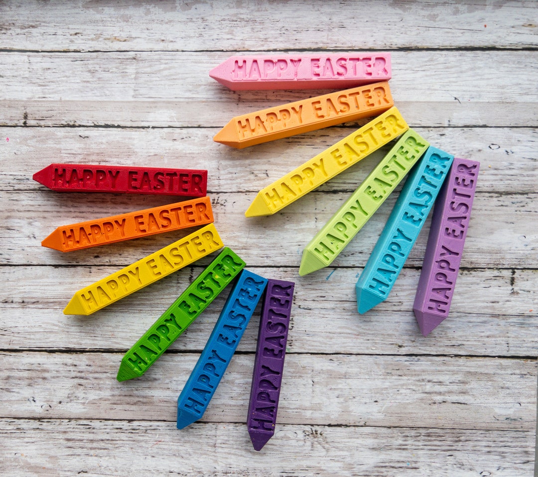 Easter Crayon Sticks, Easter Basket Filler, Crayola Crayon Coloring - Etsy