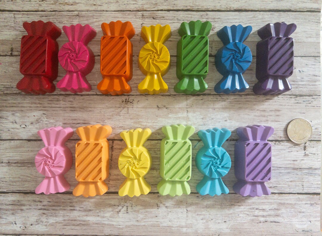 Hard Candy Crayon Gift Set, Birthday Party Favor, Kids Wedding Favor ...
