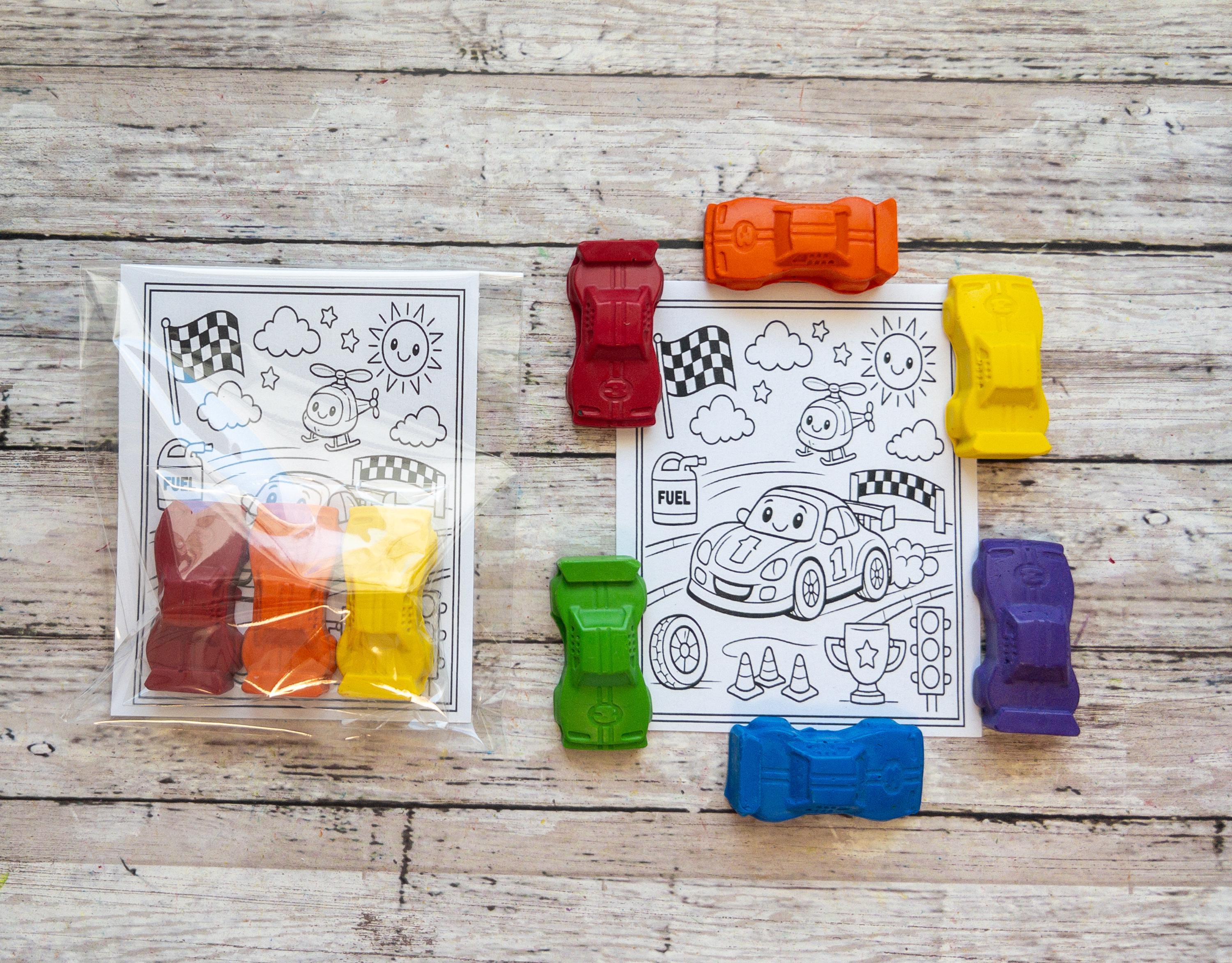 Race Car Crayon Party Favors, - Etsy