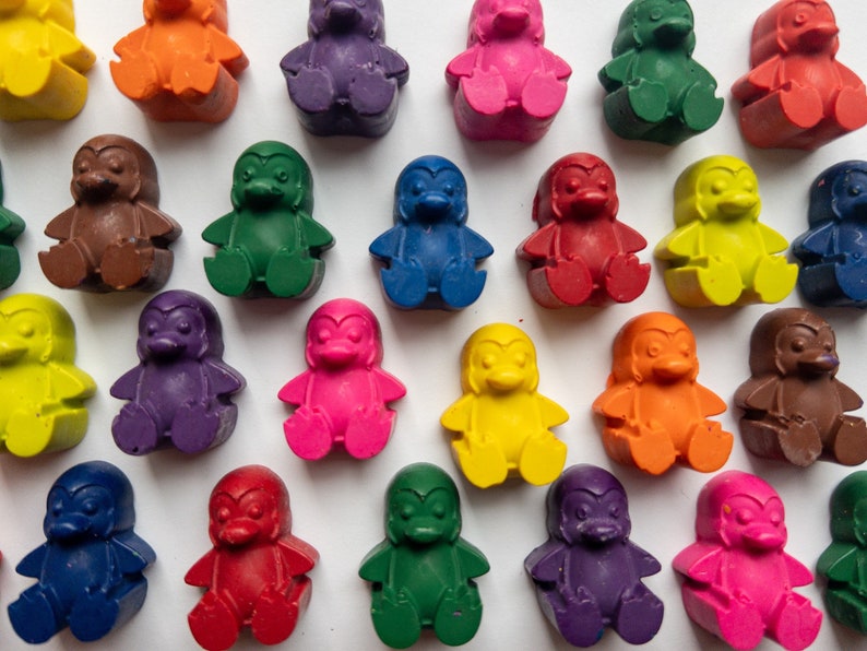 Penguin Crayon Party Favors - Etsy