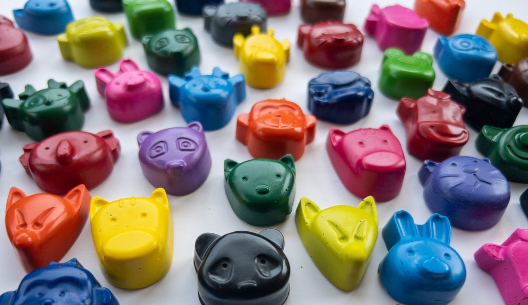 Animal Crayons Farm Animal Crayons Jungle Animals Safari - Etsy