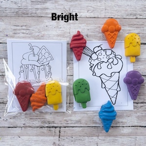 Ice Cream Crayons Gift Set & Party Favors - Etsy