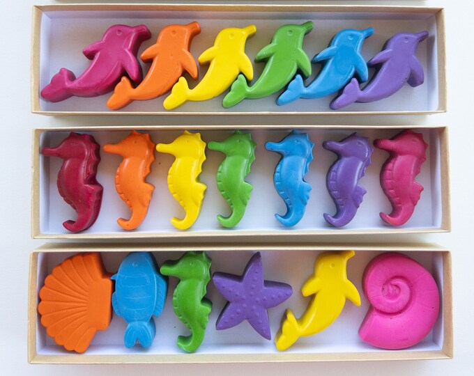 Ocean Birthday Party Favor Bag With Mini Coloring Pages and Crayons ...