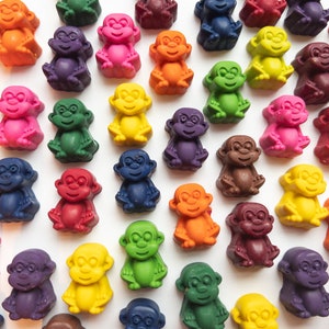 Monkey Crayon Party Favors - Etsy