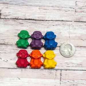 Monkey Crayon Party Favors, - Etsy