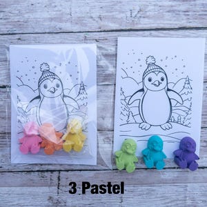 Penguin Crayon Party Favors, - Etsy