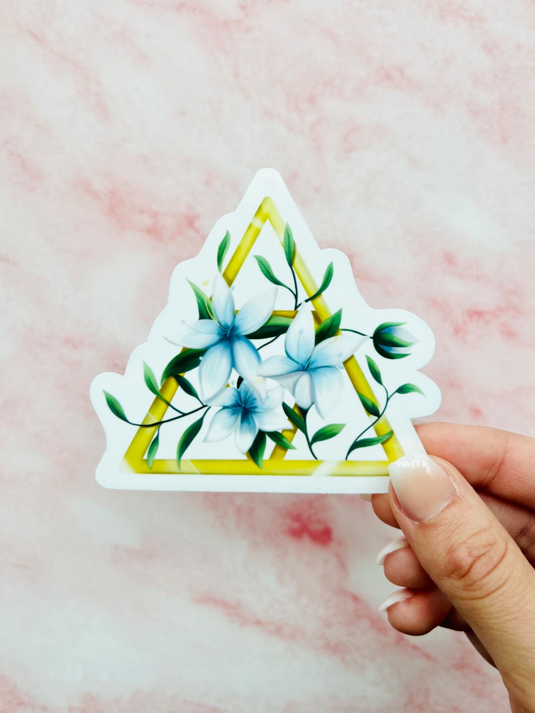 Clear Triforce Sticker Silent Princess Flower Video Game - Etsy