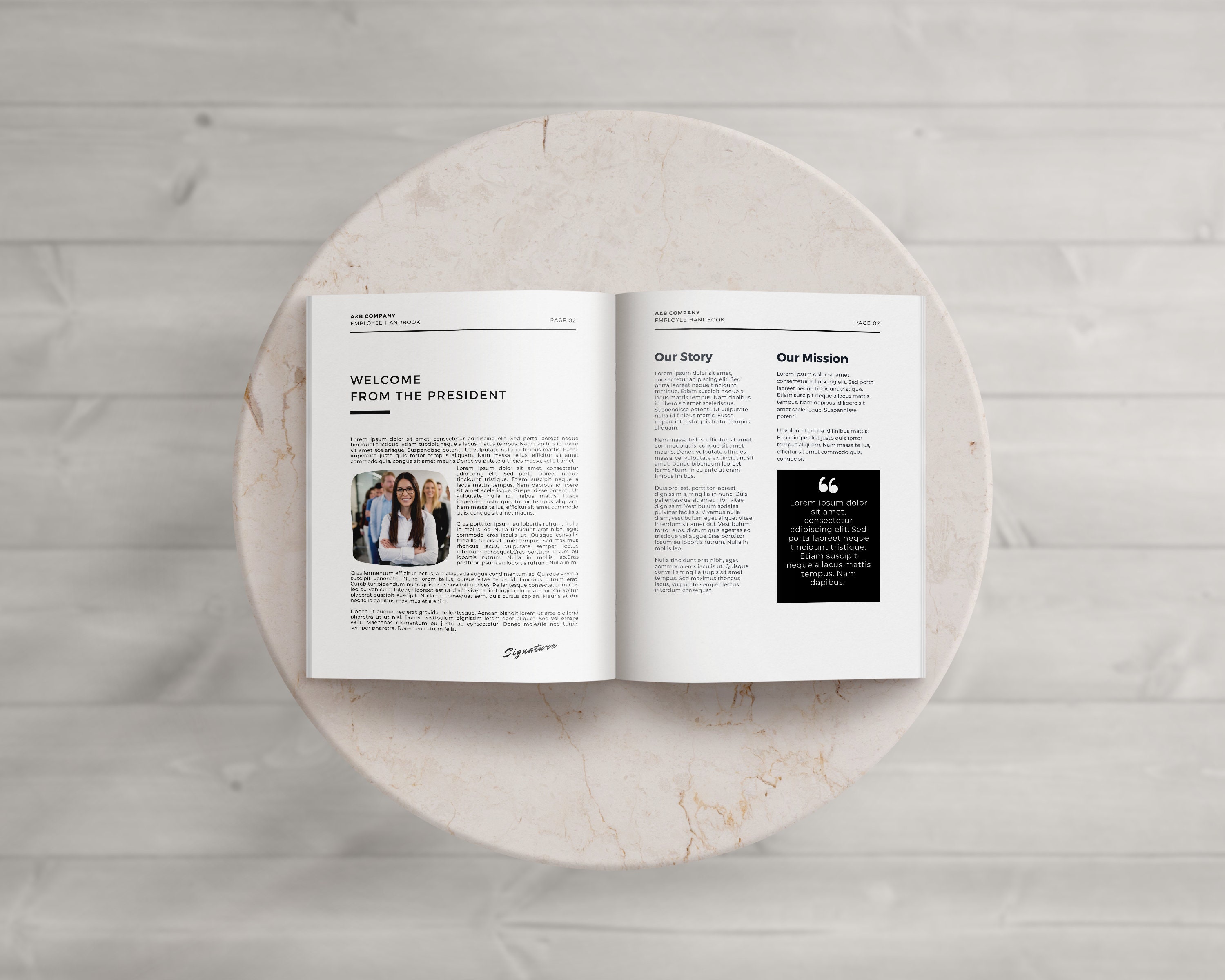 Modèle de manuel de l'employé Modèle de manuel RH Ressources humaines ...