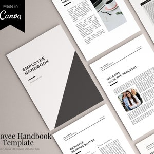 Modèle de manuel de l'employé Modèle de manuel RH Ressources humaines ...