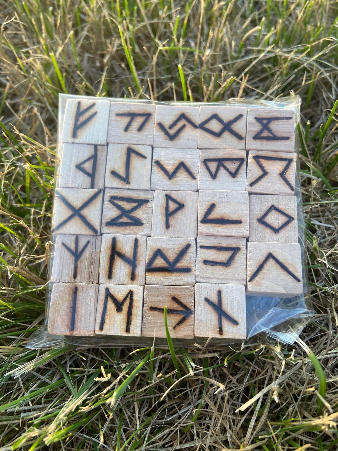 Wood Burned Runes - Etsy