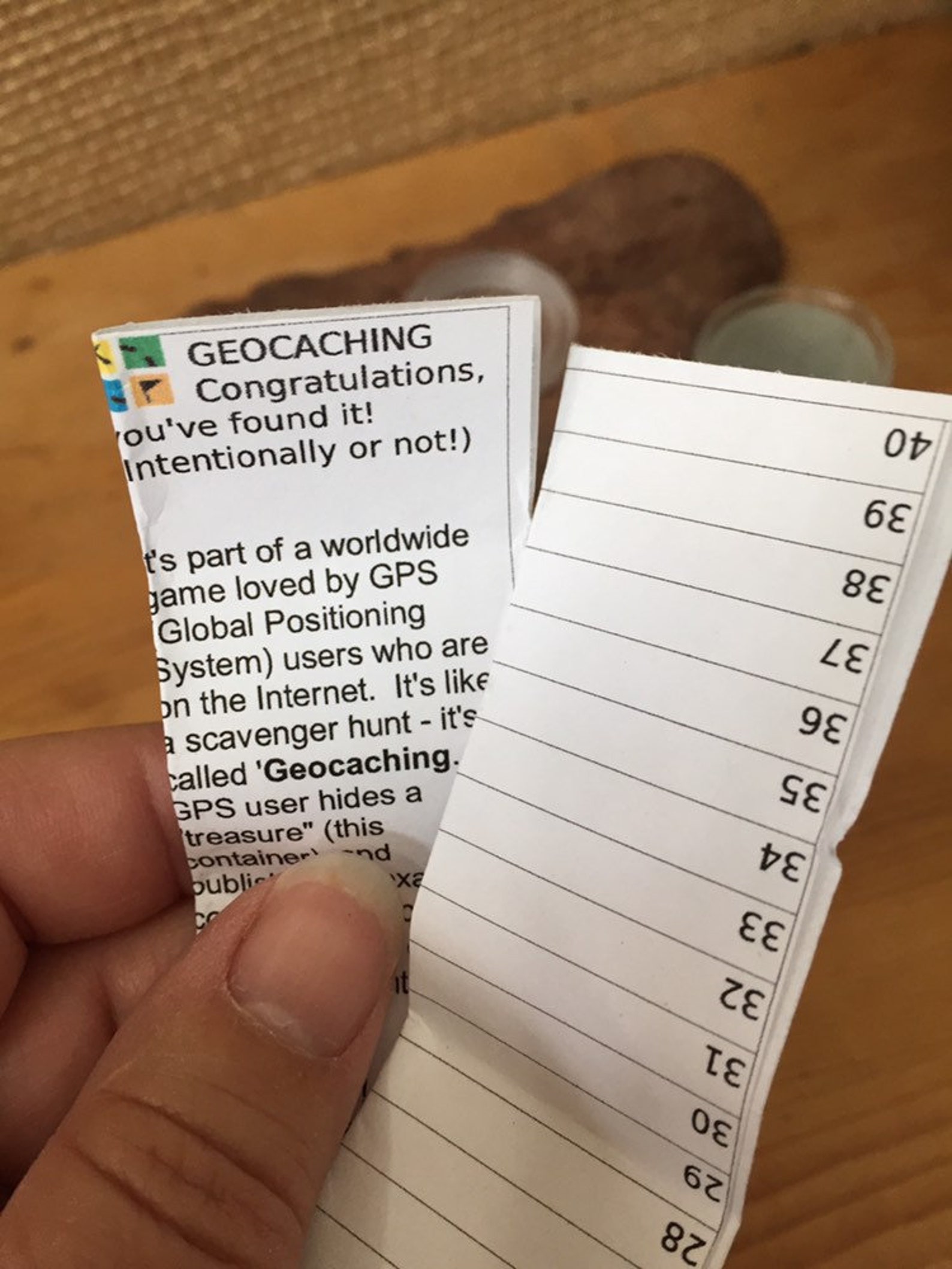 Geo Cache Driftwood Camo Fun Size Plastic Container Caching - Etsy