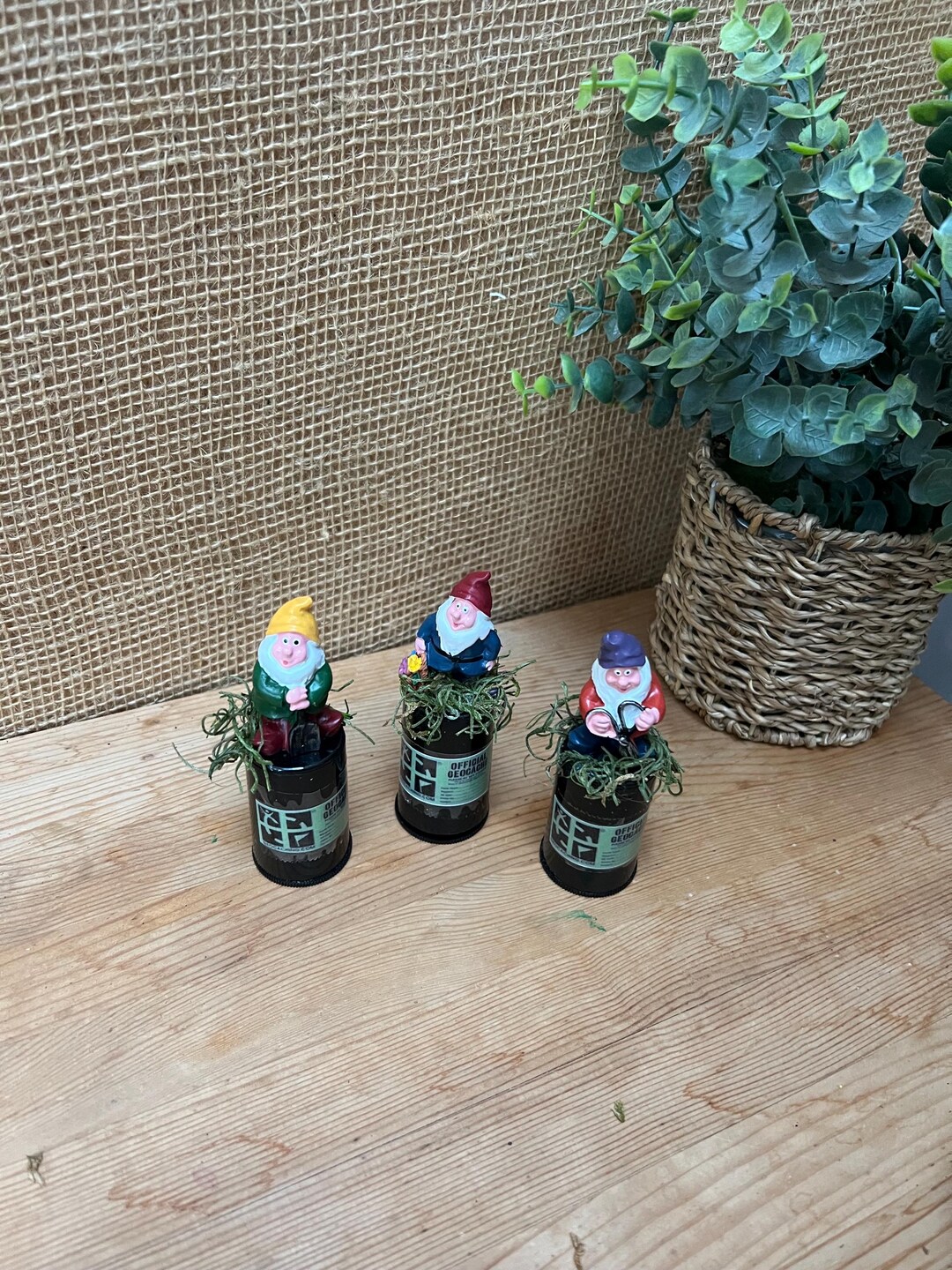 GNOME Garden Geocache Container Hide & Seek Cache Small Size Geocache ...