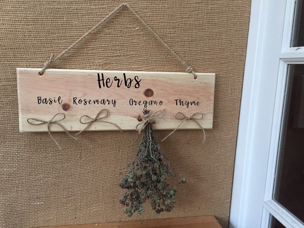 Herb Drying Rack Rustic Farm Decor Boho Decor Herbs - Etsy