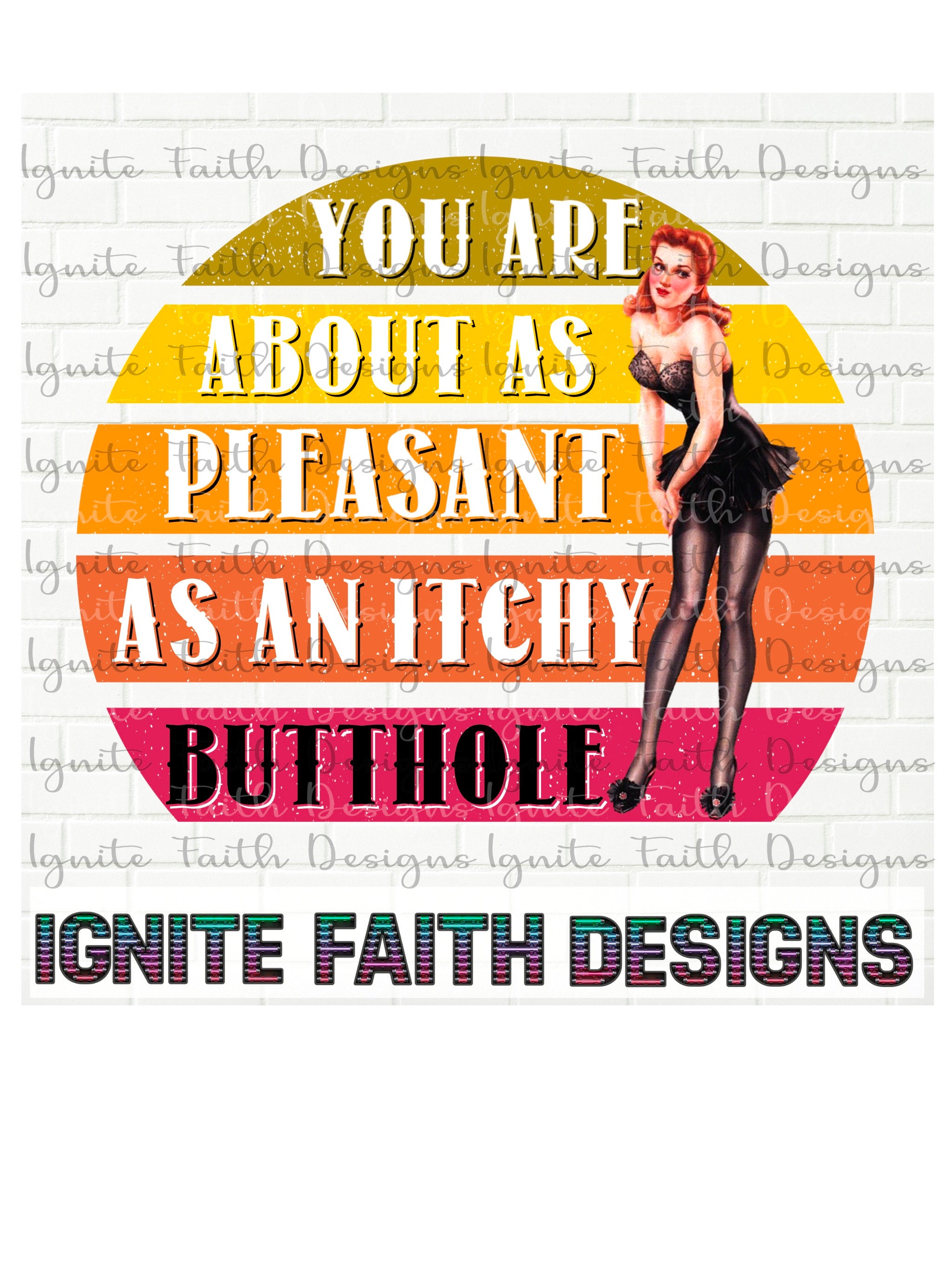 Pinup Girl Snarky Bundle DIGITAL DOWNLOAD-PNG - Etsy