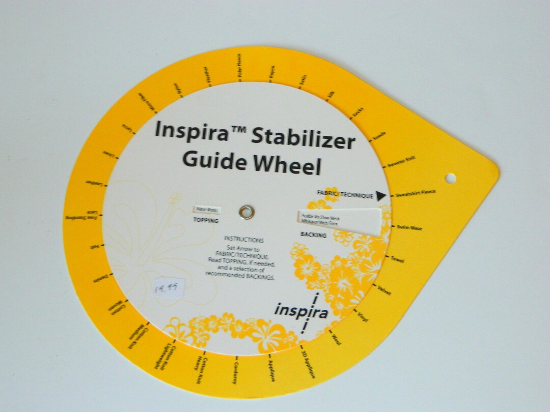 Embroidery Stabilizer Guide Wheel by Inspira - Etsy
