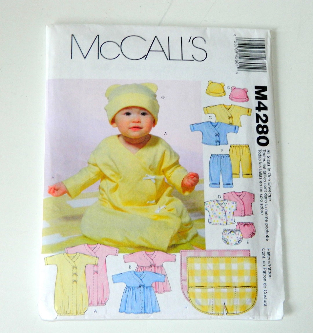 Mccalls Baby Clothes and Blanket Pattern M4280 Unused, Knit Pant or ...