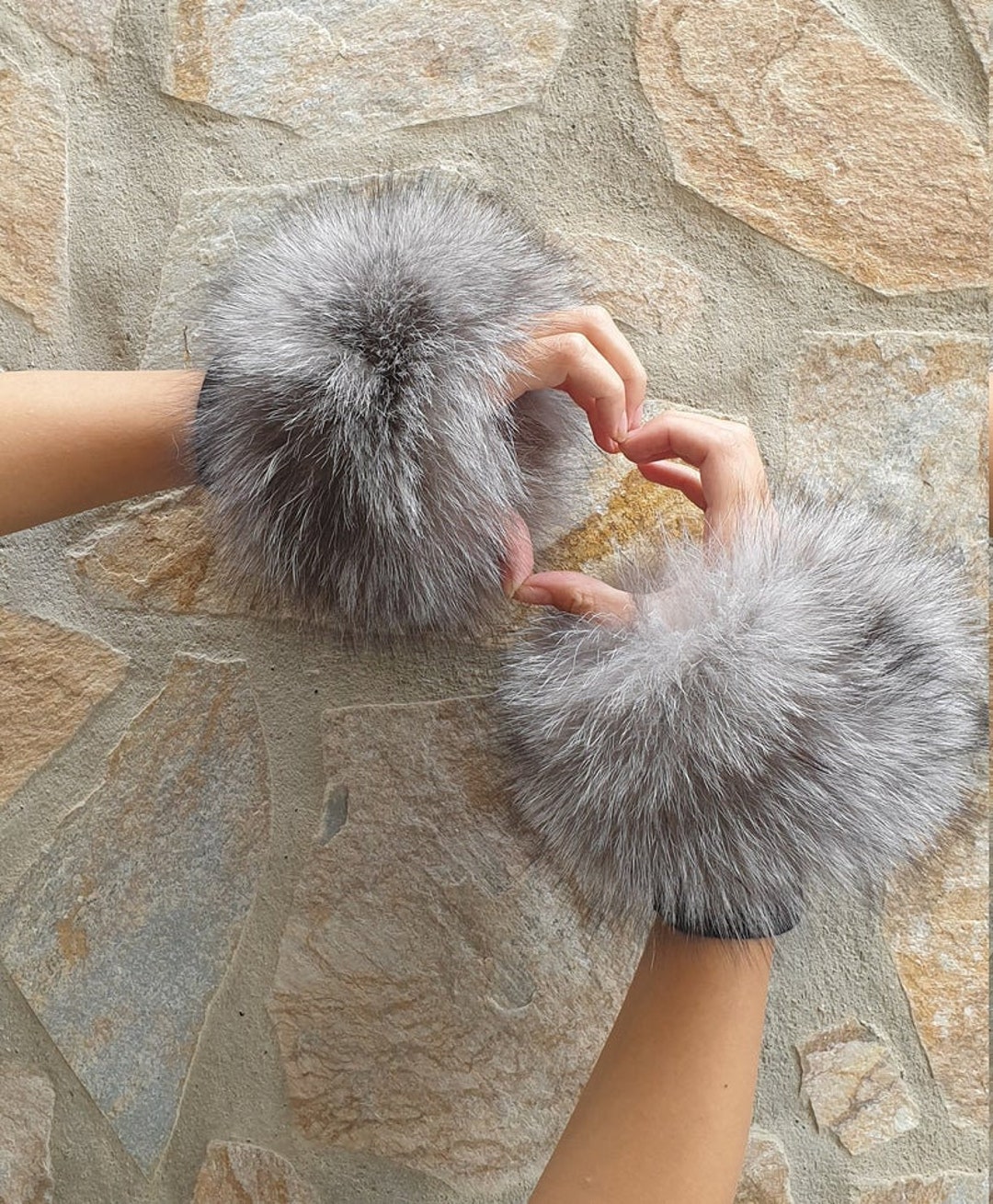 Fur Cuffs,real Fur Cuffs,fox Fur Cuffs - Etsy