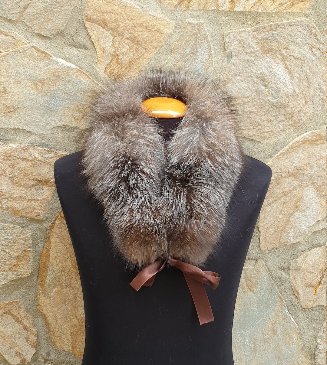 Fur Collar,fox Fur Collar,real Fur Collar - Etsy