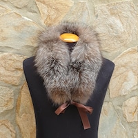 Fur Collar,fox Fur Collar,real Fur Collar - Etsy