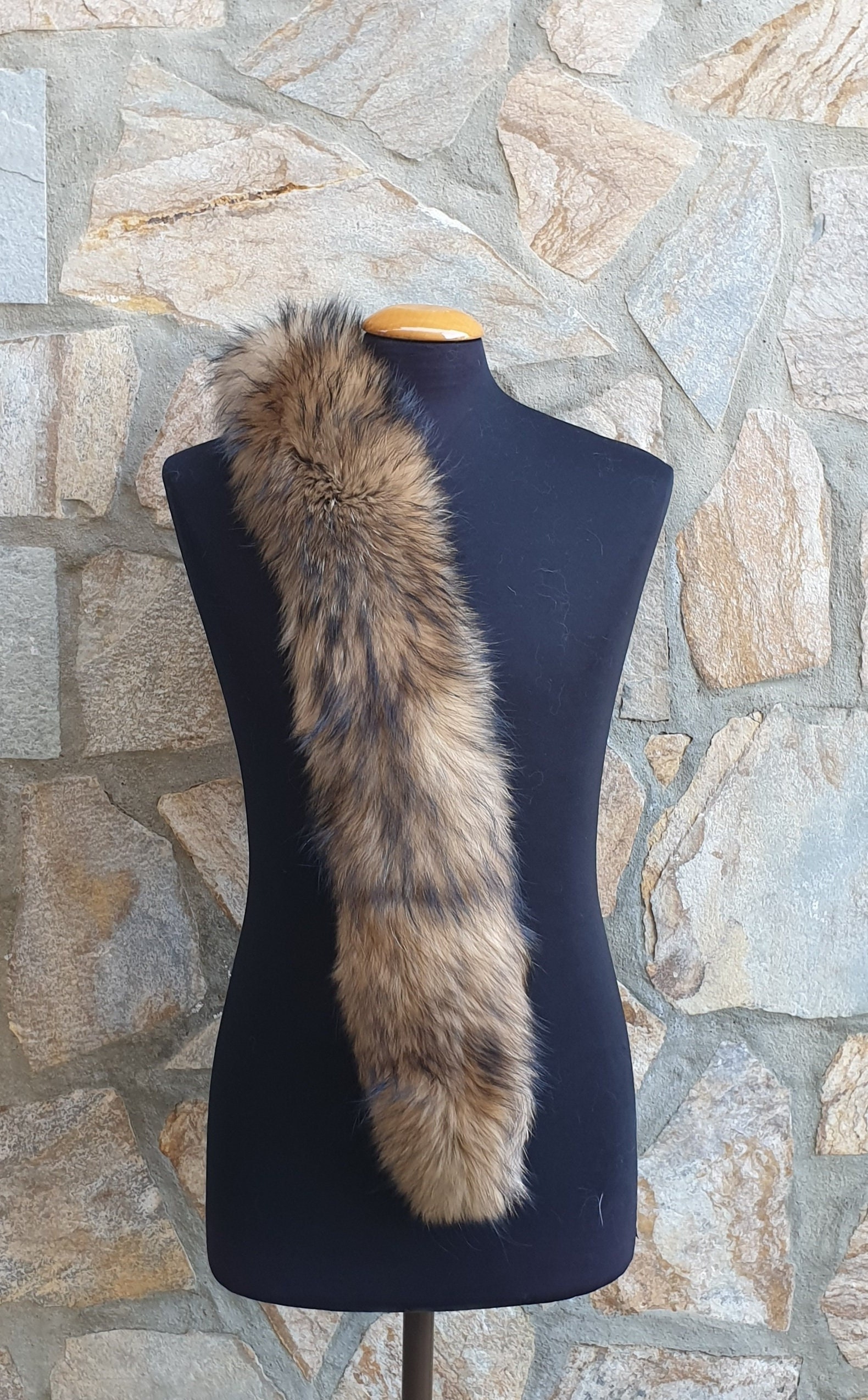 Fur Trim,fur Scarf, Trim for Hood,fur Collar,fin Raccoon Fur for Hood ...