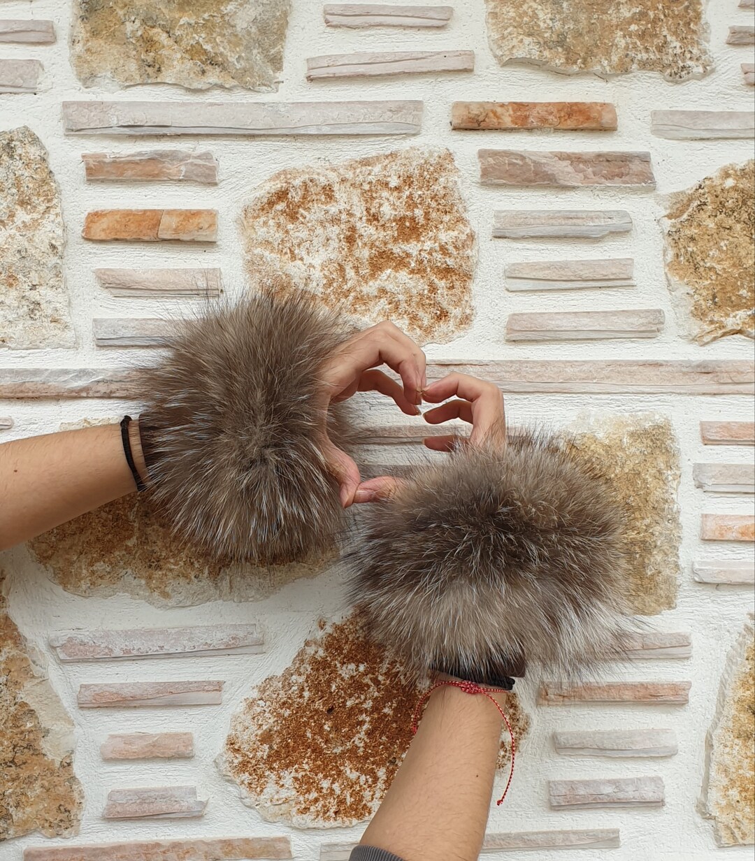 Fur Cuffs,real Fur Cuffs,fox Fur Cuffs - Etsy