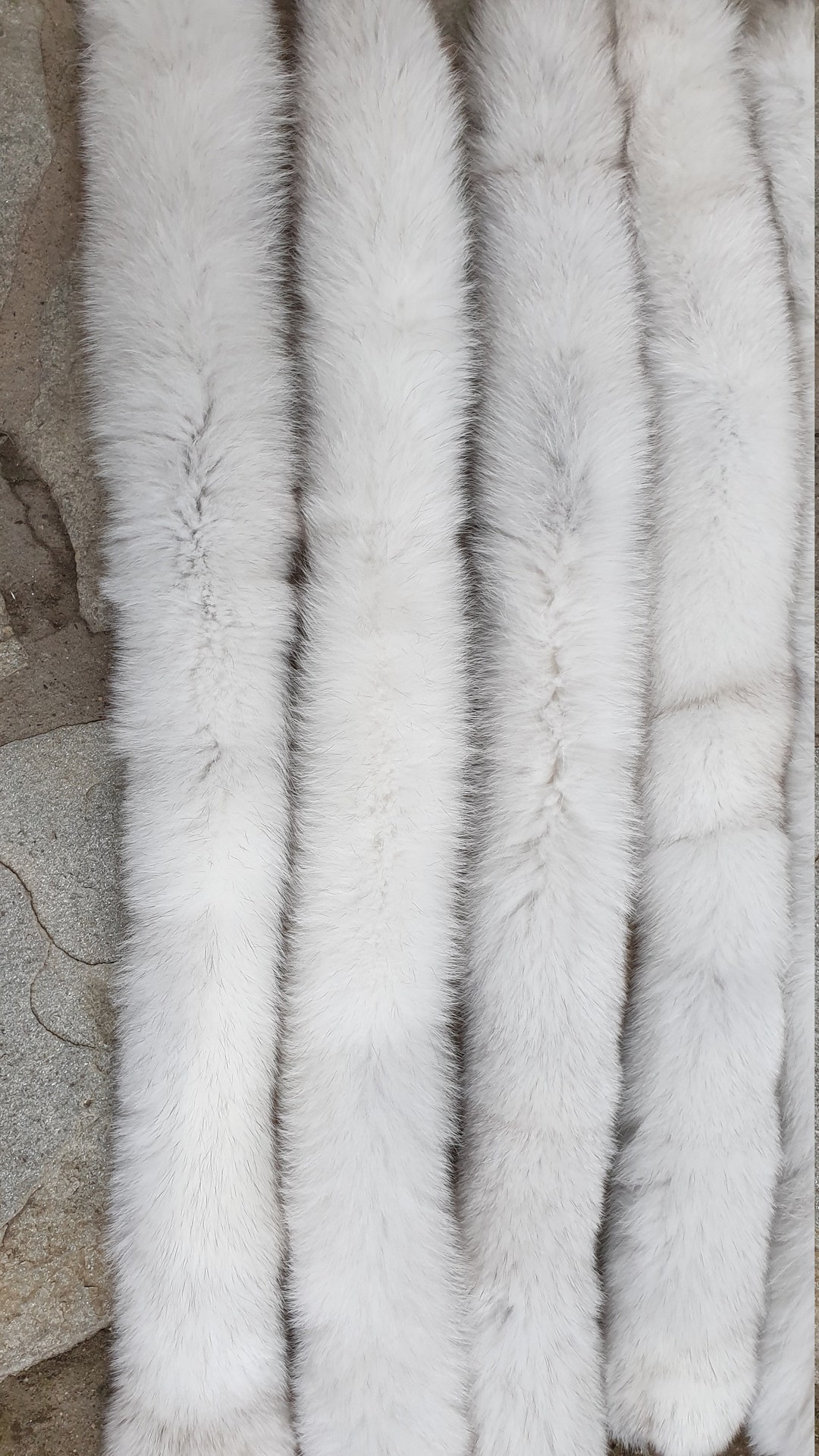 Fur Strips, Natural Blue Fox Strips,real Fox Fur - Etsy