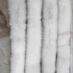 Fur Strips, Natural Blue Fox Strips,real Fox Fur - Etsy