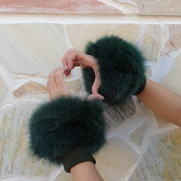 Fur Cuffs - Etsy