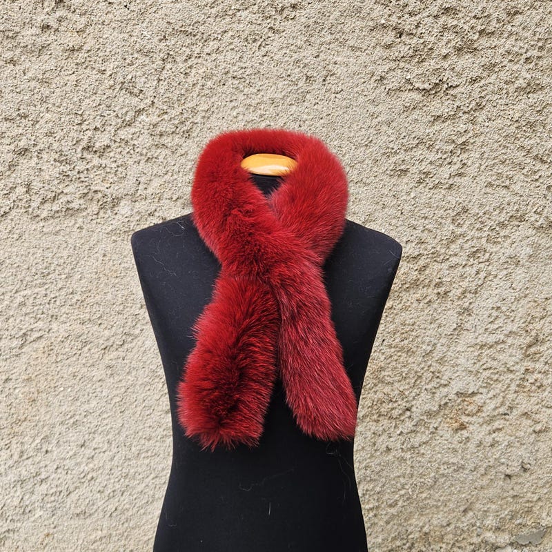 Red Fox Scarf - Etsy