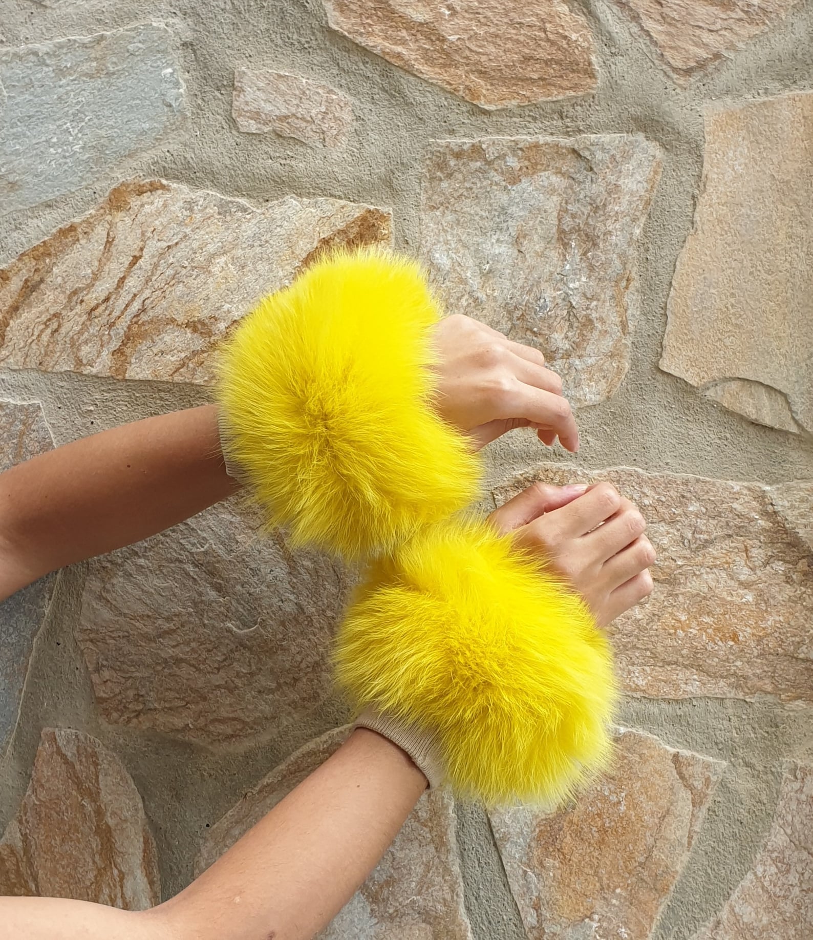 Fur Cuffsreal Fur Cuffsfox Fur Cuffs - Etsy