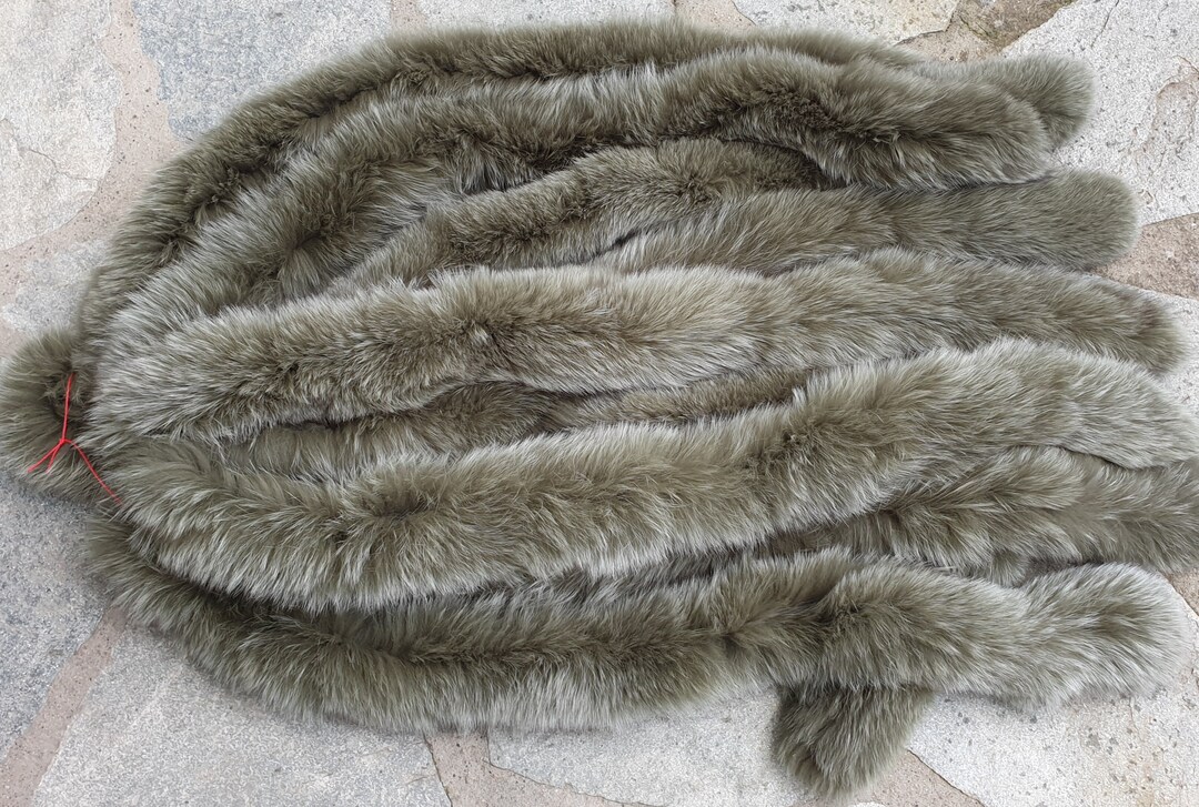 Fur Strips,fox Fur Trims,real Fur Strips - Etsy