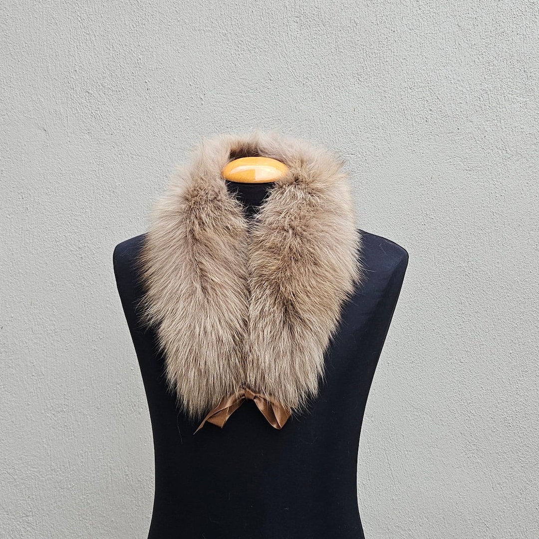 Fox Fur Collar,real Fur Collar - Etsy