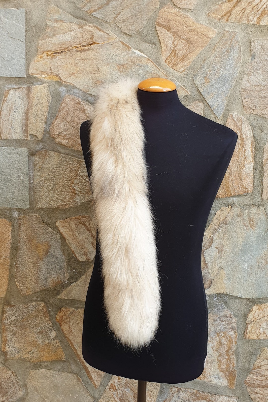 Fur Trim for Hood,fin Raccoon Fur Trim, Fur Scarf, Trim for Hood, Fur ...