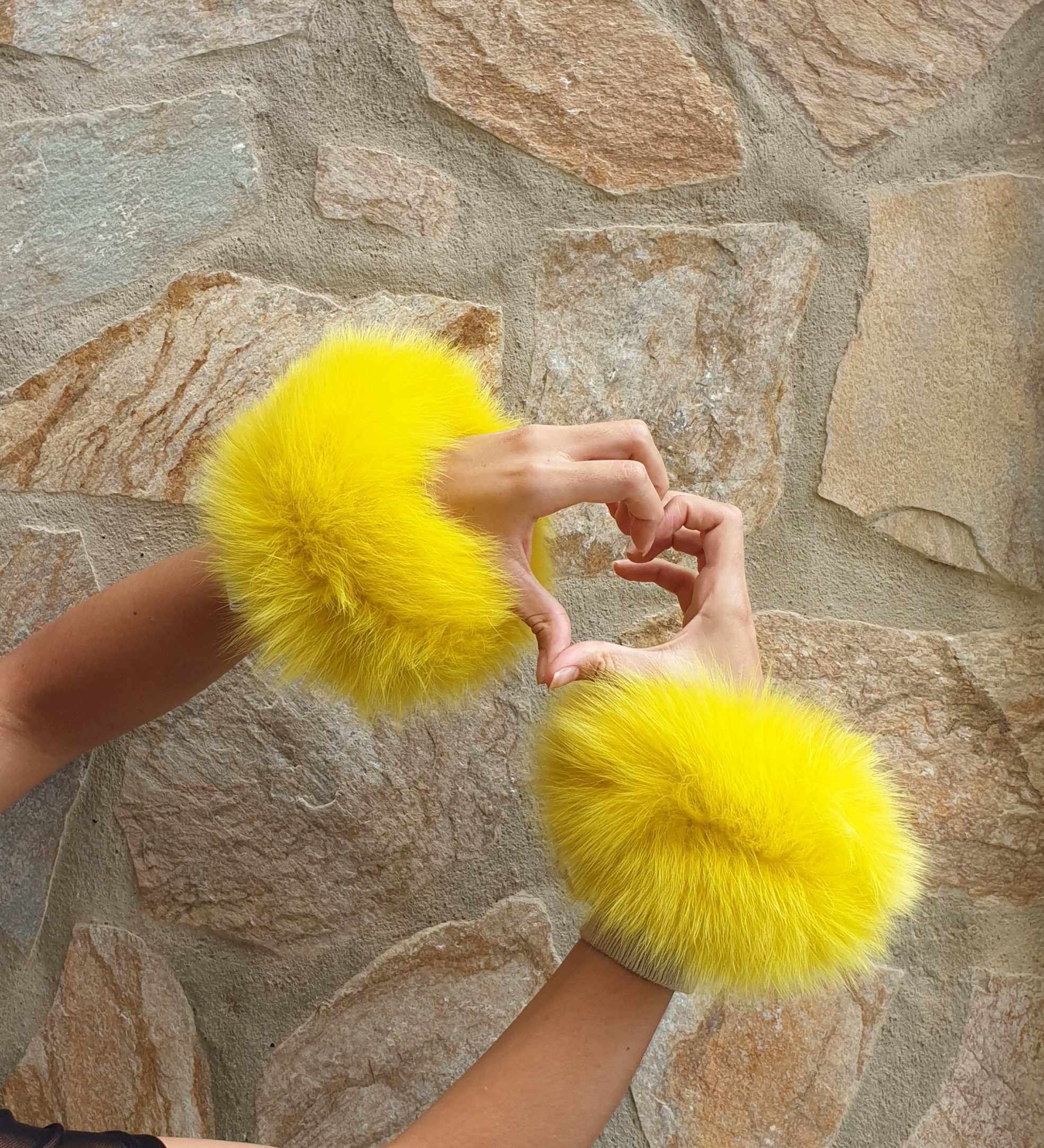 Fur Cuffsreal Fur Cuffsfox Fur Cuffs - Etsy