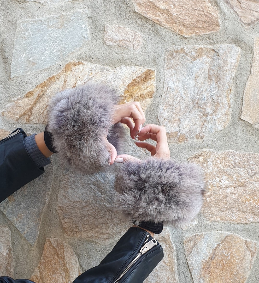 Fur Cuffs,real Fur Cuffs,fox Fur Cuffs - Etsy