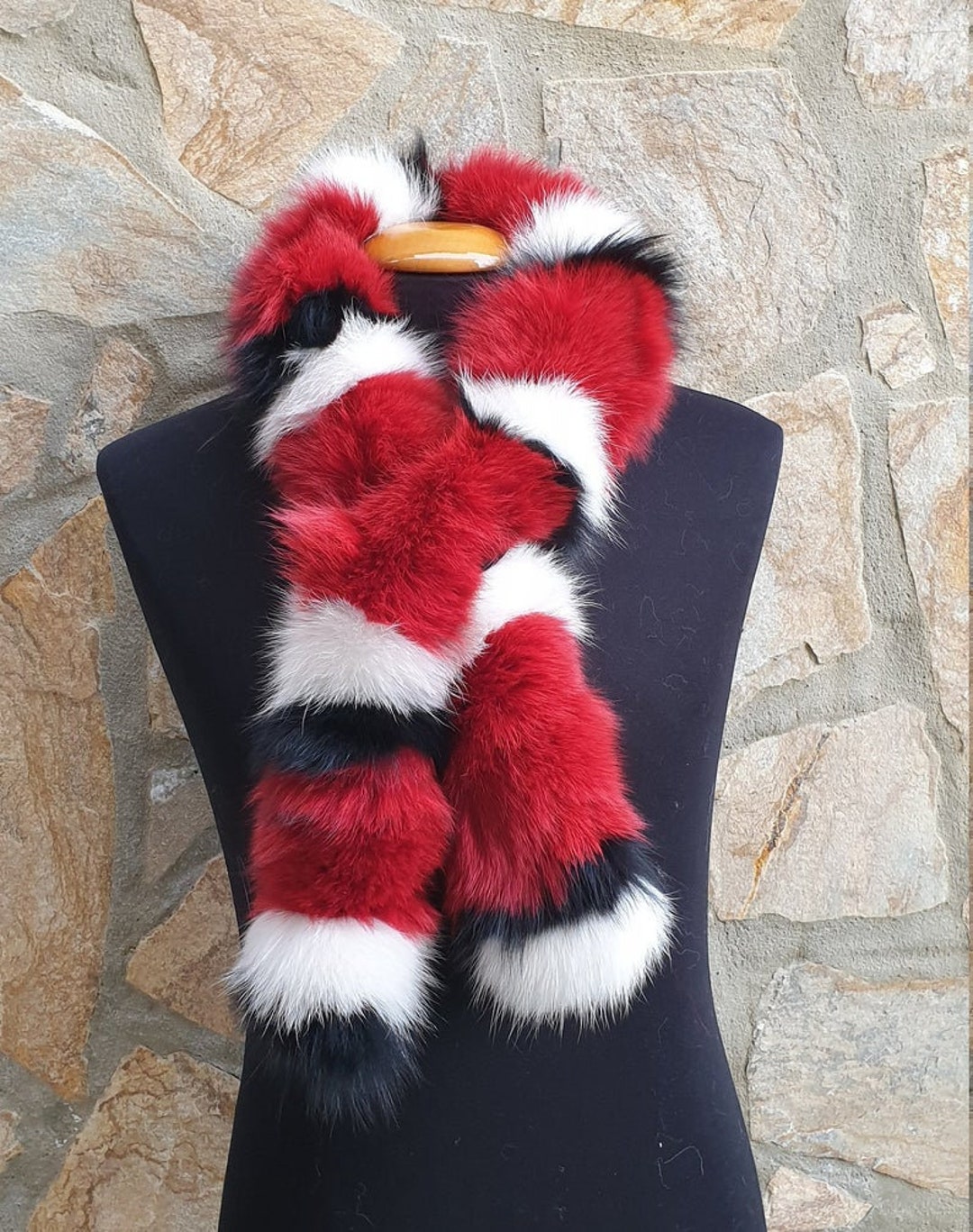 Fur Scarf, Real Fox, Fur Scarf - Etsy