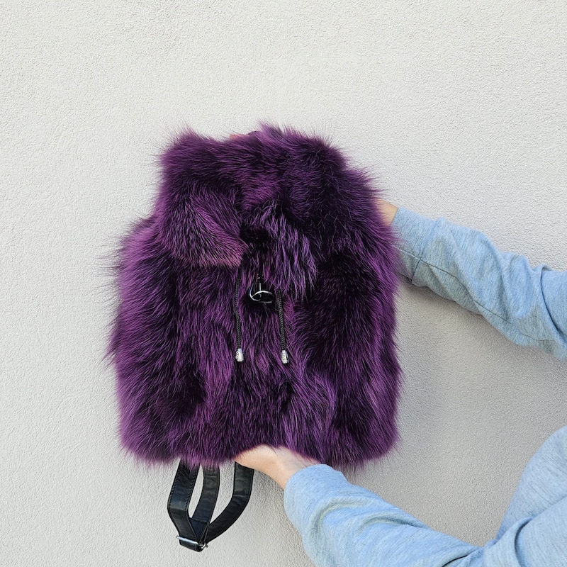 Purple Backpack - Etsy