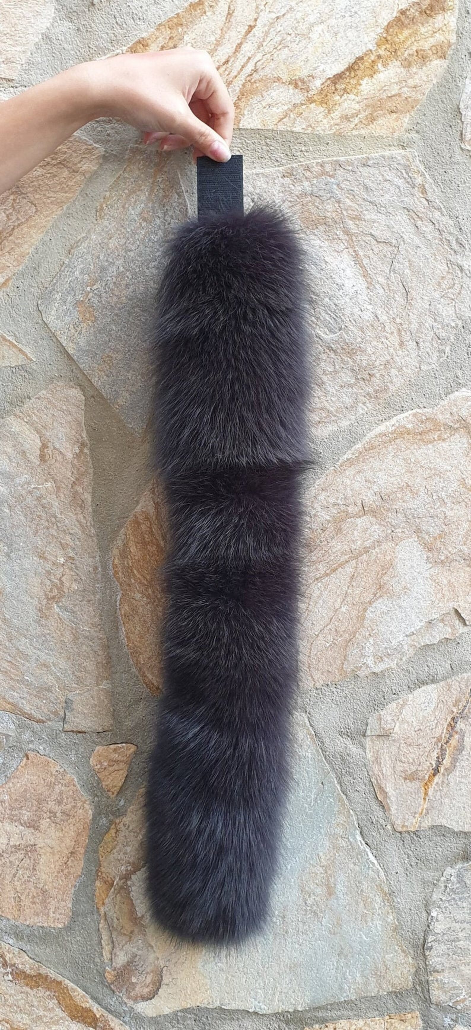 Fur Headbandfur Neck Warmer Fur Scarfreal Fox - Etsy