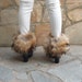 Fur Leg Cuffs, Fin Raccoon Leg Warmers, Fur Boot Cuffs - Etsy