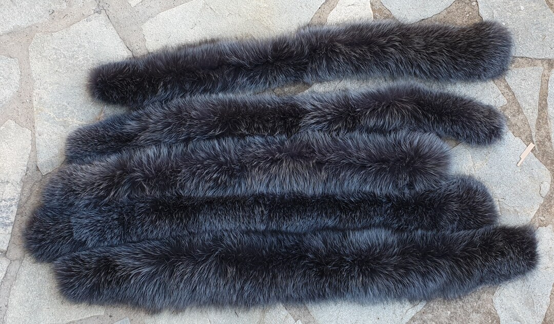 Fur Strips,fox Fur Trim,real Fur - Etsy